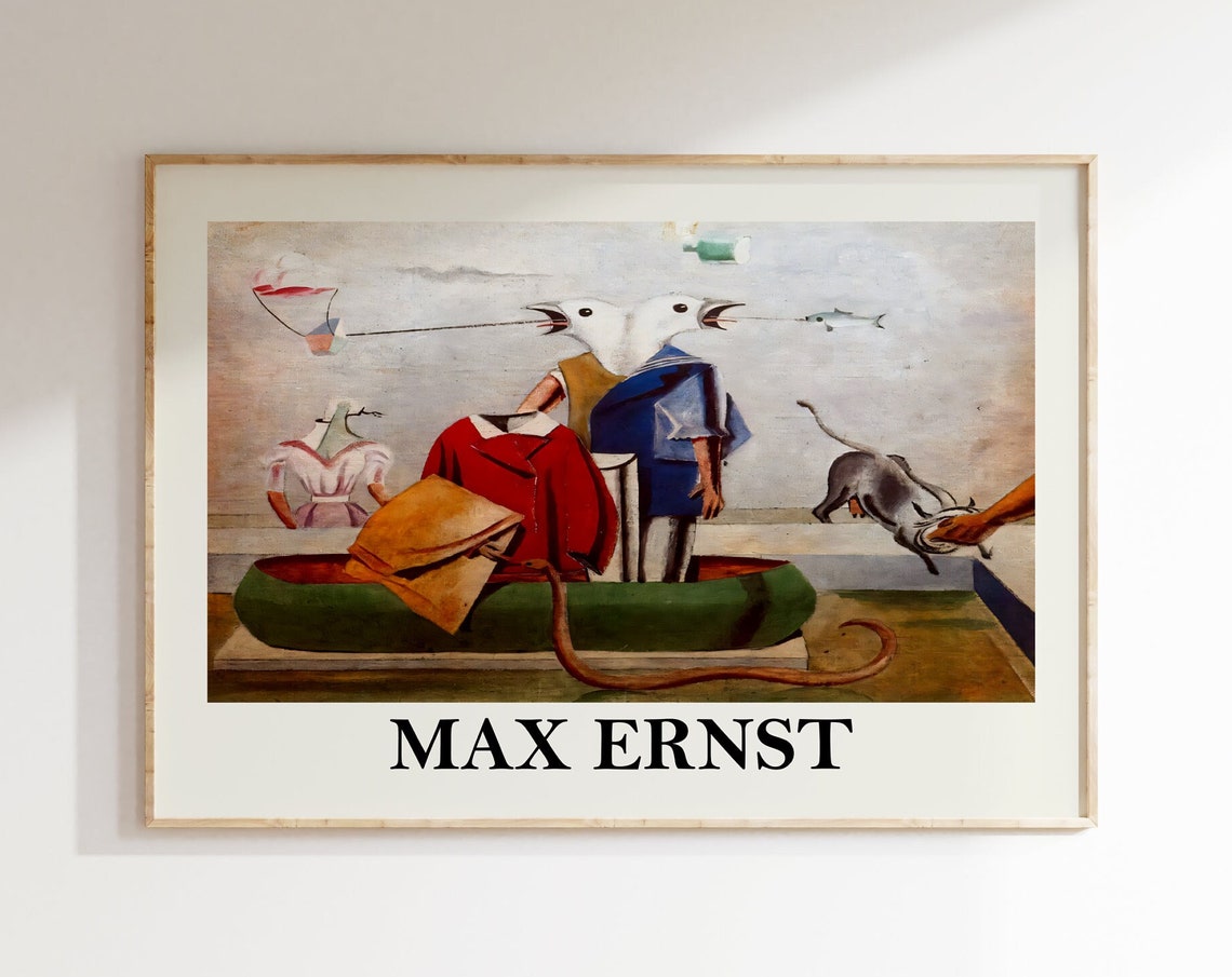 Max Ernst Poster - Surrealist Art As Max Ernst Print, True To Original ...