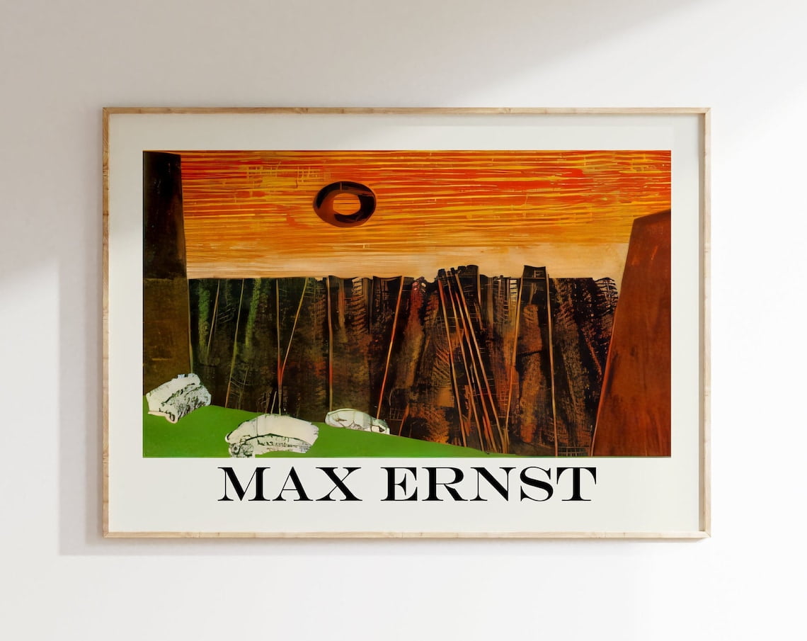 Max Ernst Poster - Surrealist Art As Max Ernst Print, True To Original ...