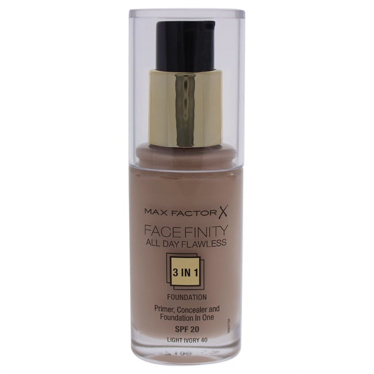 Max Factor Face Finity All Day Flawless 3 in 1 Foundation 30ml - 40 ...
