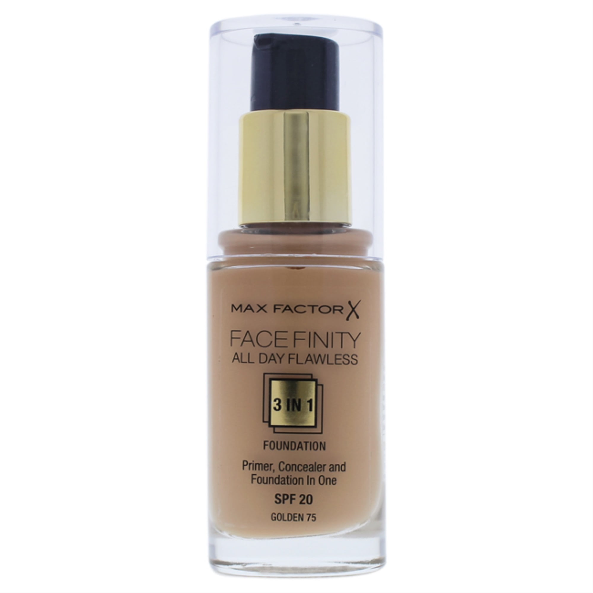Max Factor Face Finity All Day Flawless 3 in 1 Foundation 30ml - 75 ...