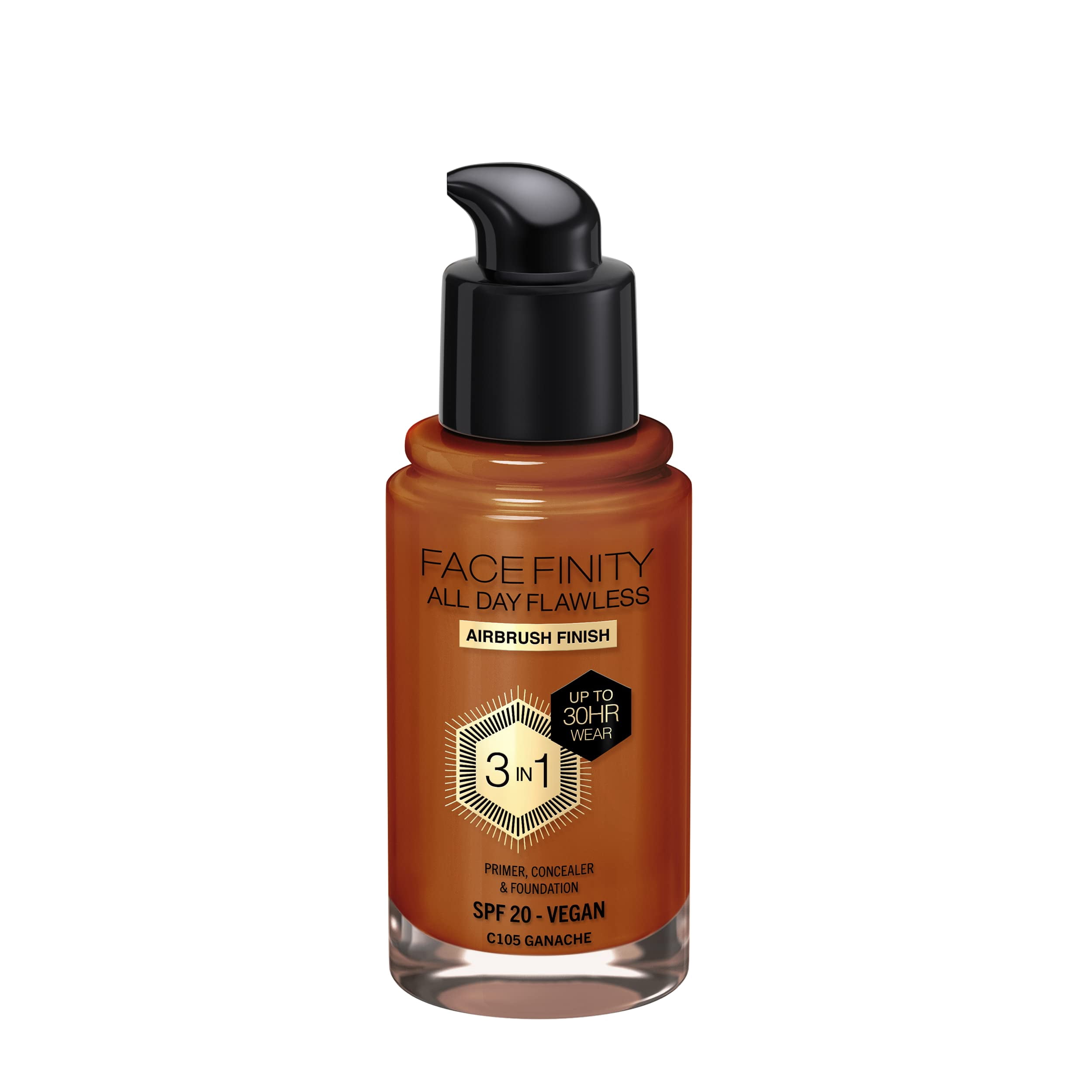Max Factor Facefinity 3-In-1 All Day Flawless Foundation, Spf 20 ...