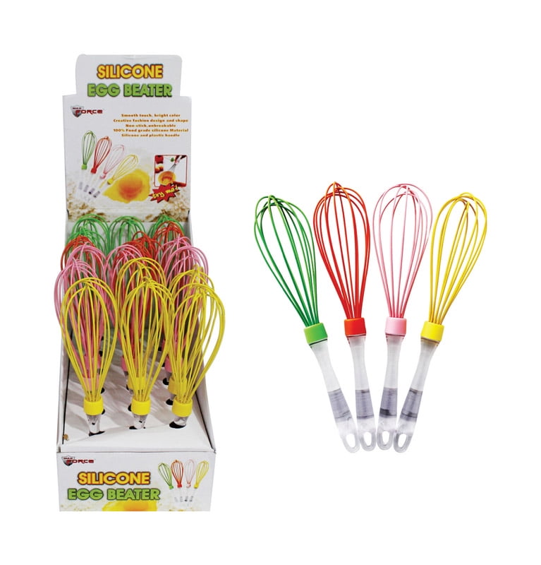 Max Force Assorted Colors Silicone Egg Beater/Wisk - Walmart.com