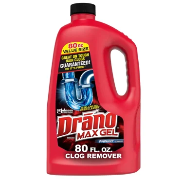 Drano Max Ultra Gel Clog Remover, 2 pk. (80 fl. oz./bottle), Works in ...