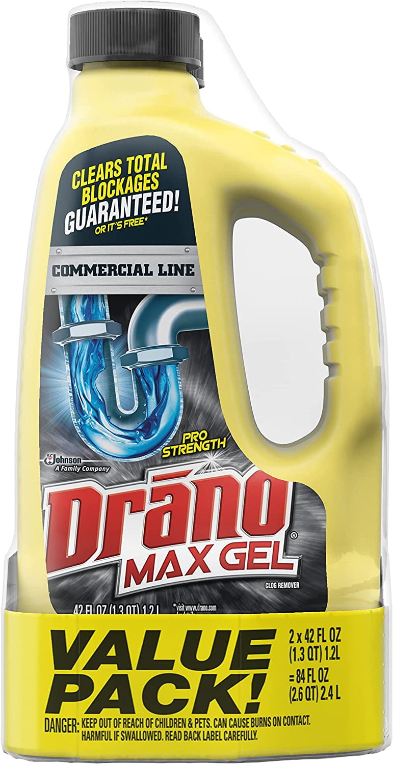 Max Gel Drain Clog Remover and Cleaner for Shower or Sink Drains ...