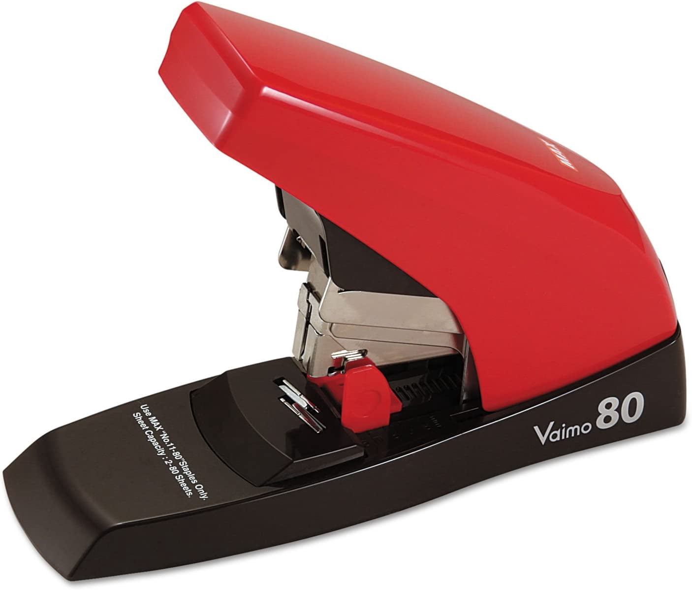 Max HD11UFL Vaimo 80 Heavy-Duty Flat-Clinch Stapler, 80-Sheet Capacity ...