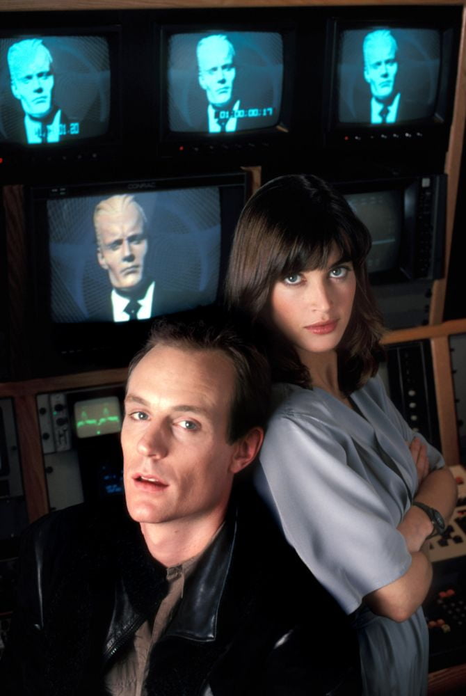 Max Headroom, (Bottom, From Left): Matt Frewer, Amanda Pays, 1978-1988 ...