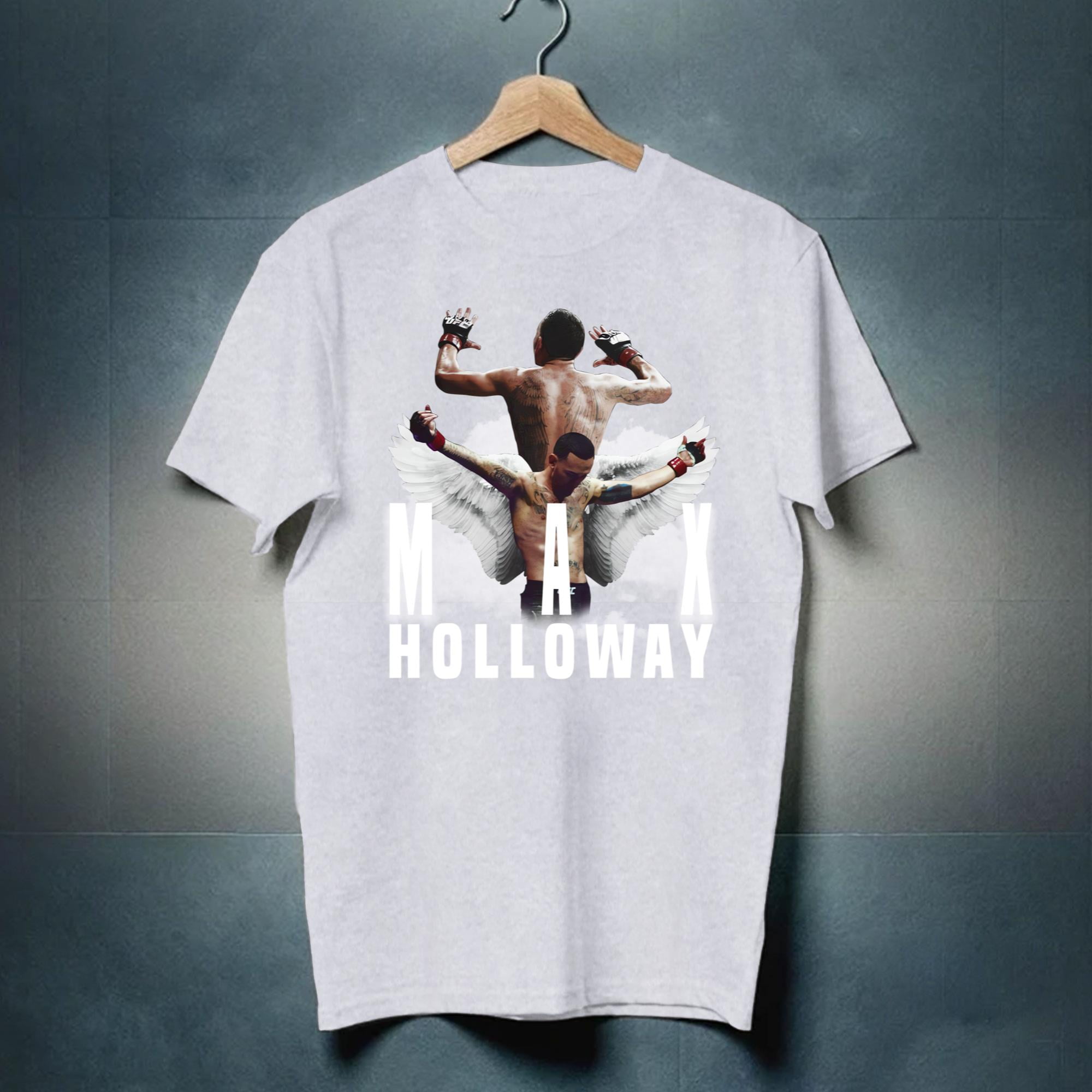 Max Holloway Blessed MMA Vintage 90s Retro Graphic Collage T-Shirt-TH42365 - Walmart.com