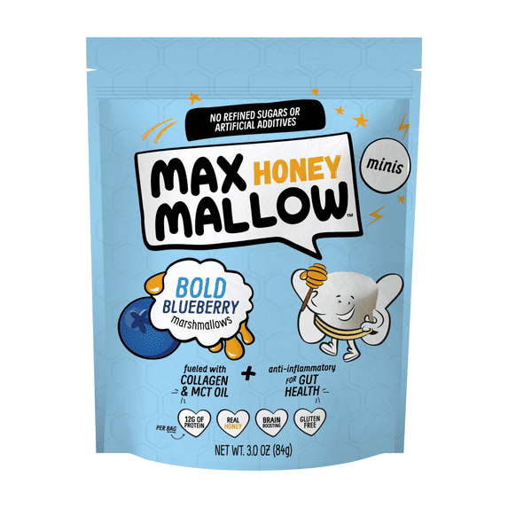 Max Mallow Bold Blueberry Mini HONEY Marshmallows – Gut Friendly ...