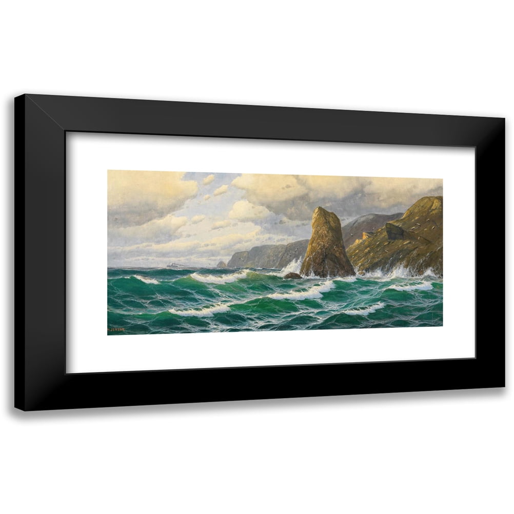 Max Jensen 18x11 Black Modern Framed Museum Art Print Titled - A ...