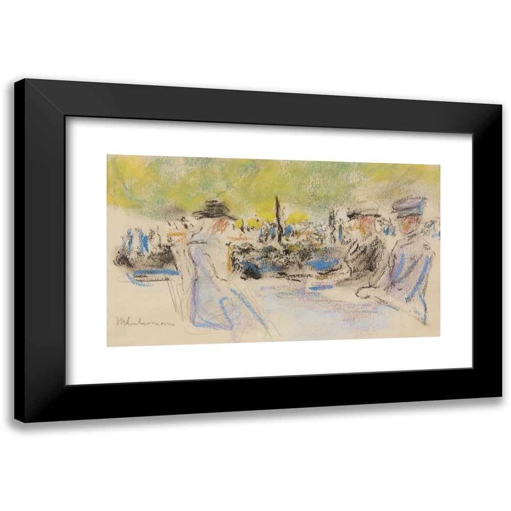 Max Liebermann 14x10 Black Modern Framed Museum Art Print Titled - Am ...