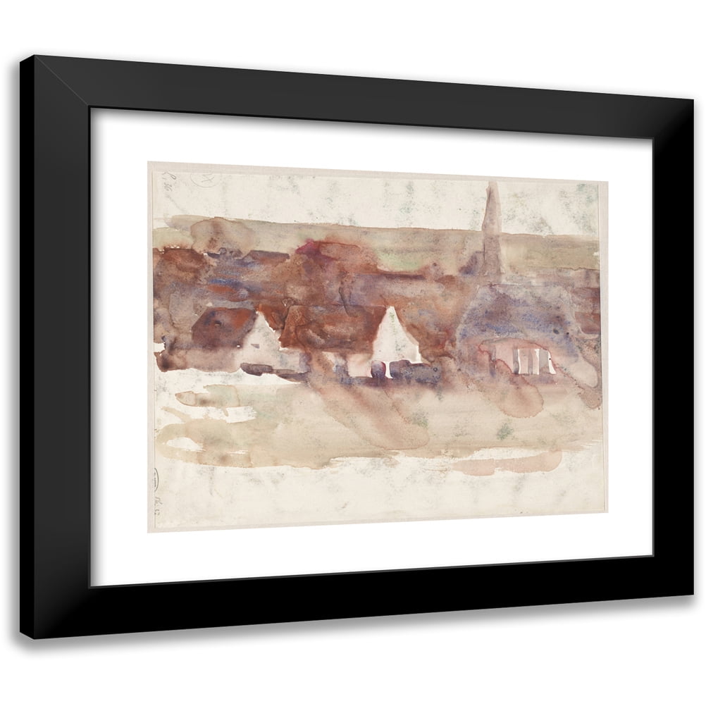 Max Liebermann 14x12 Black Modern Framed Museum Art Print Titled ...