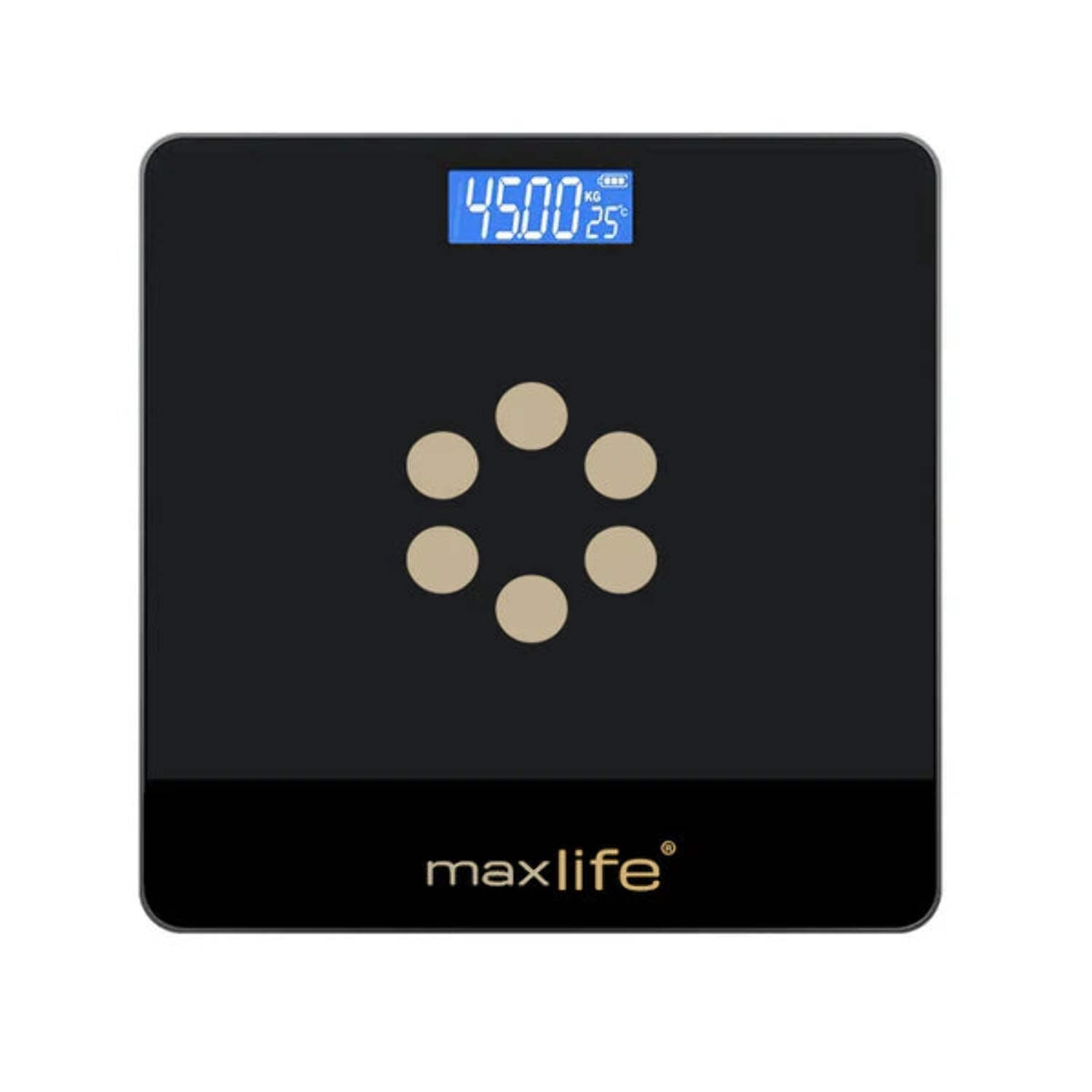Max Life Digital Body Weight Scale - Step-On Technology, High Accuracy ...