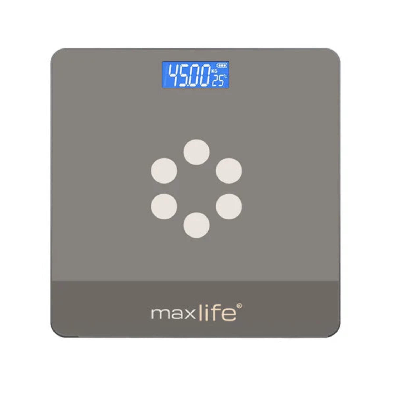 Max Life Digital Body Weight Scale - Step-On Technology, High Accuracy ...