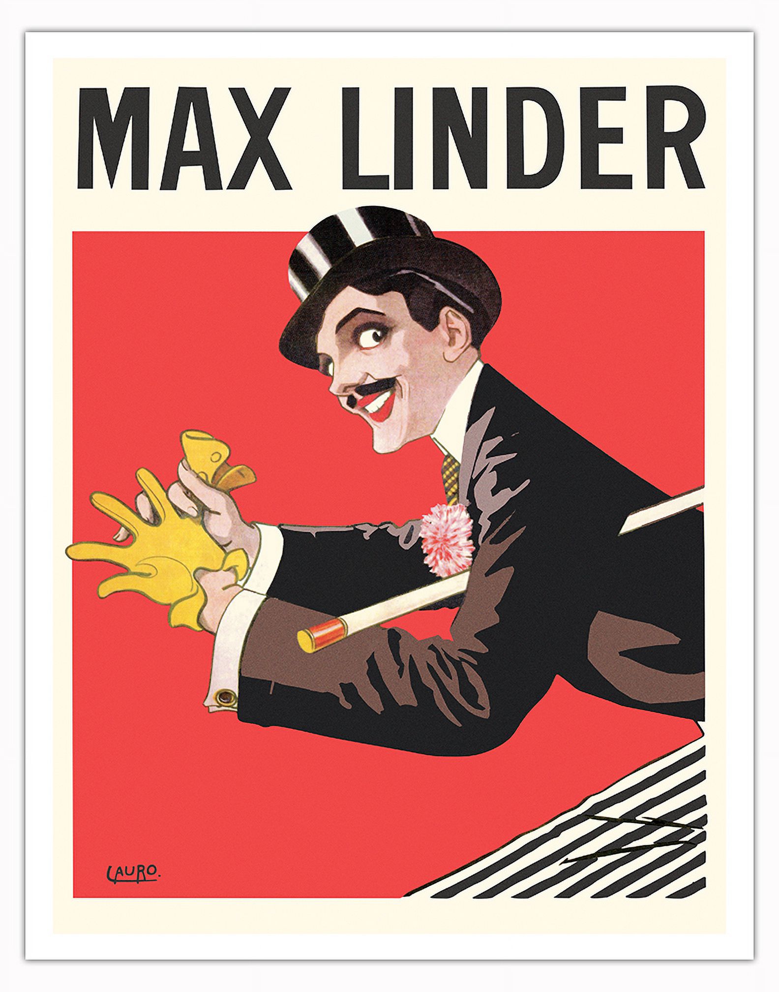 Max Linder - International Silent Film Star - Vintage Film Movie Poster ...