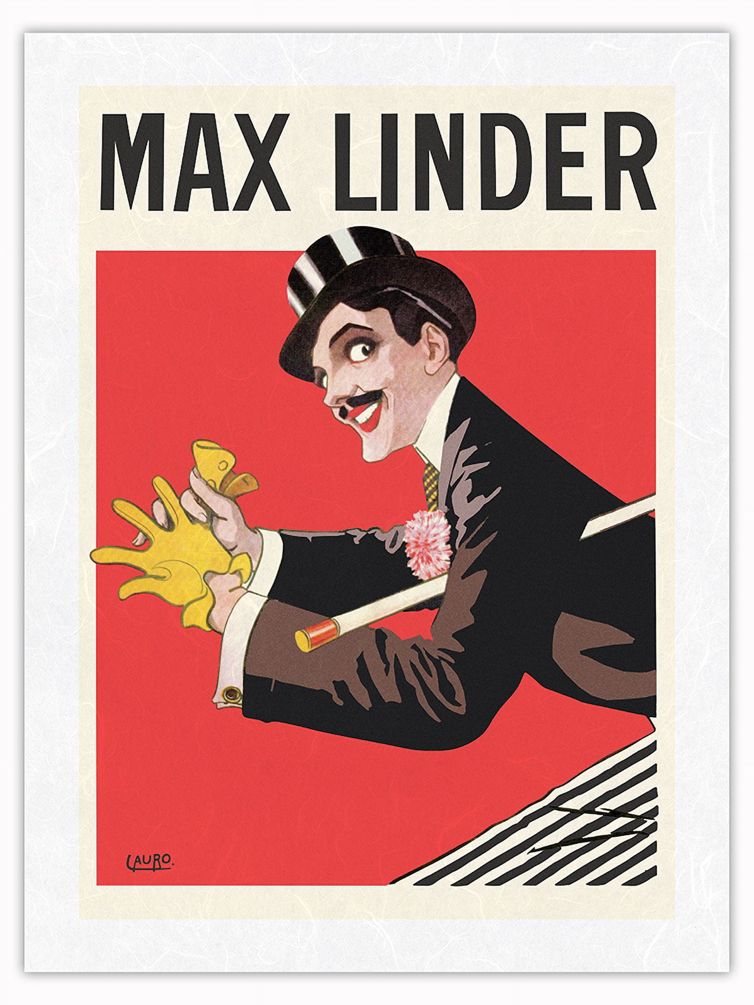 Max Linder - International Silent Film Star - Vintage Film Movie Poster ...