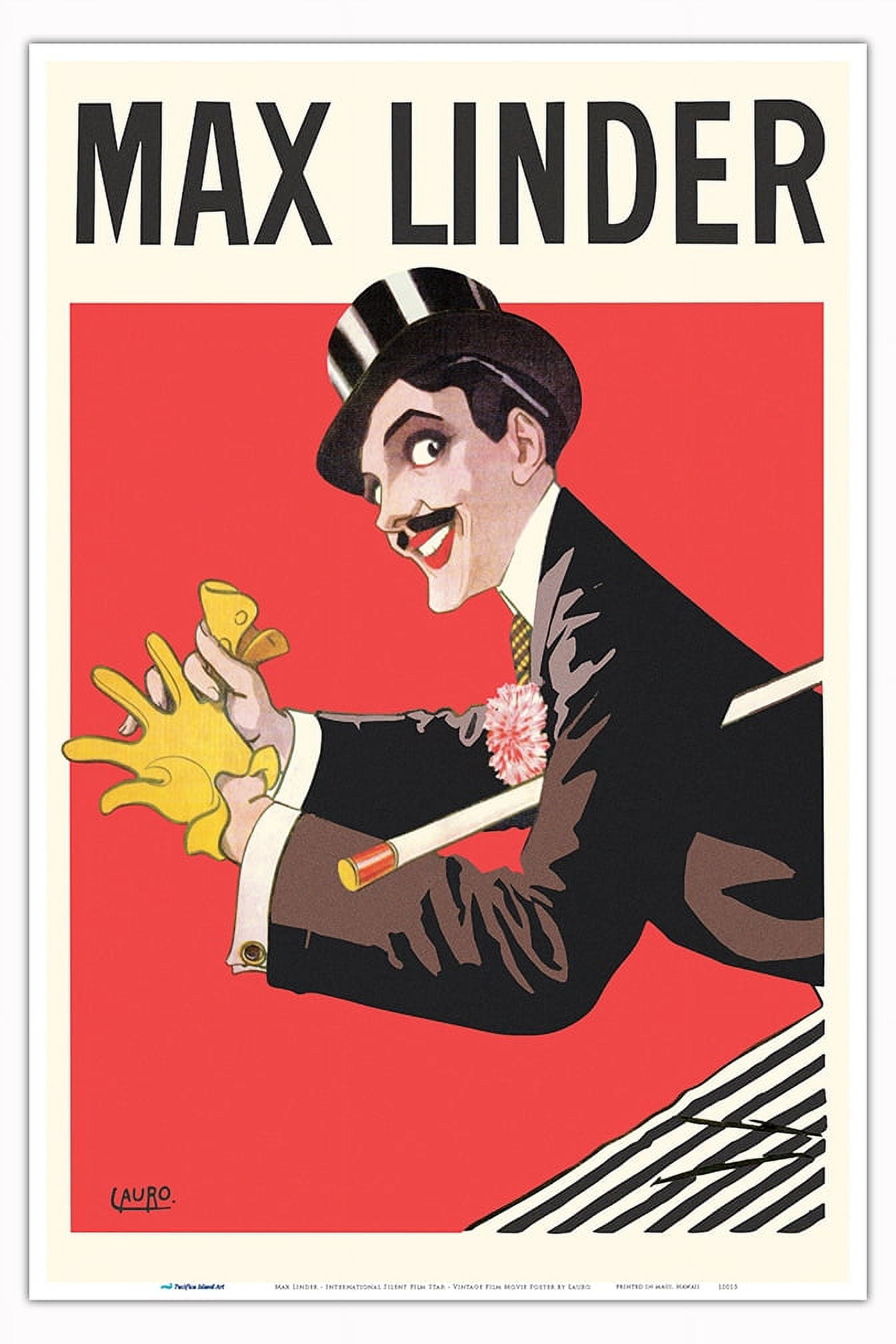 Max Linder - International Silent Film Star - Vintage Film Movie Poster ...