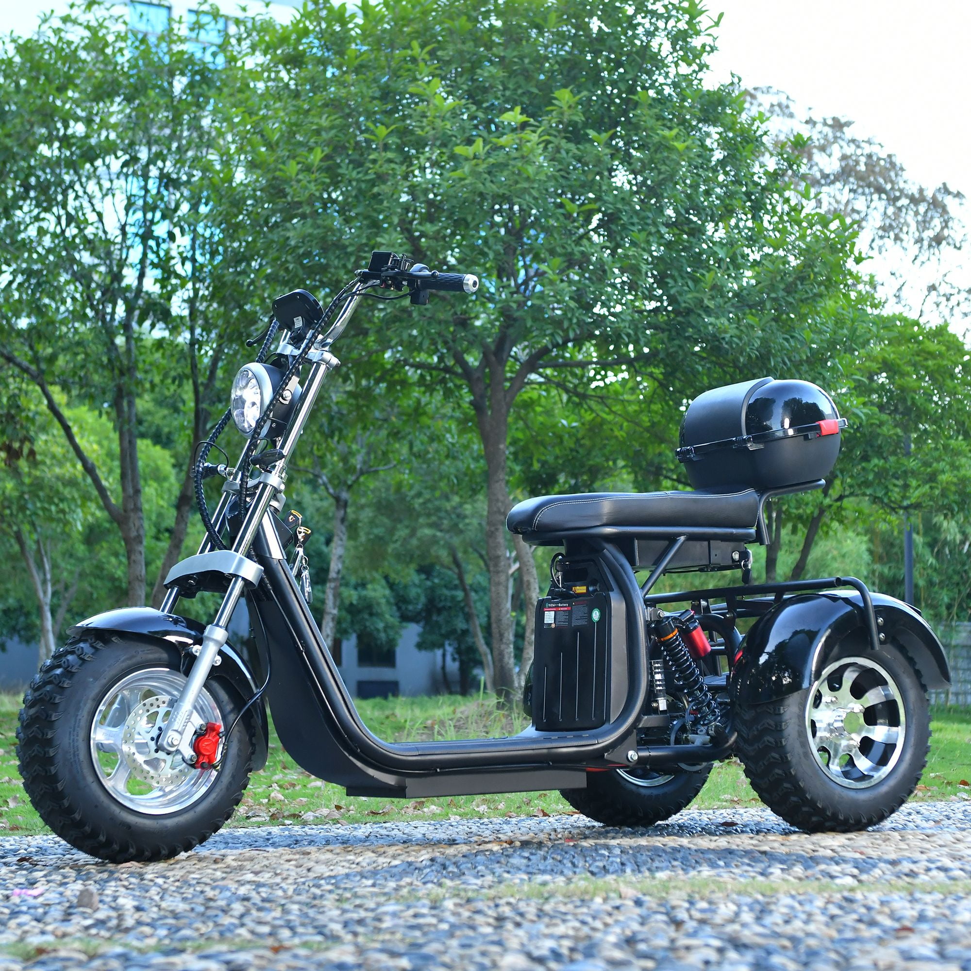 Max Load 550IBS Aldult Electric Tricycles 3000 W Powerful Motor 18 Inch ...