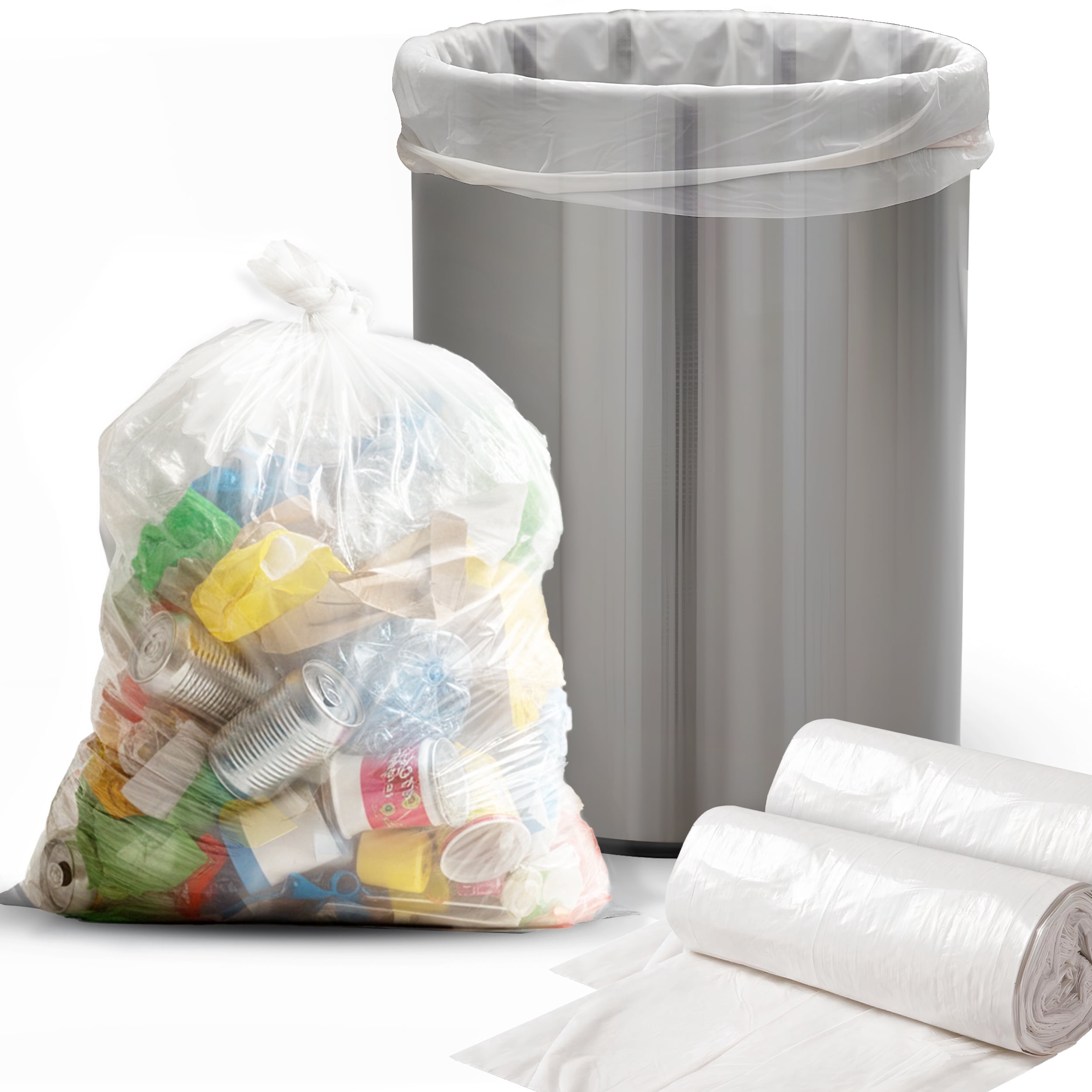 Max 10-15 Gal Trash Bags - Waste bags for grocery retail - Walmart ...