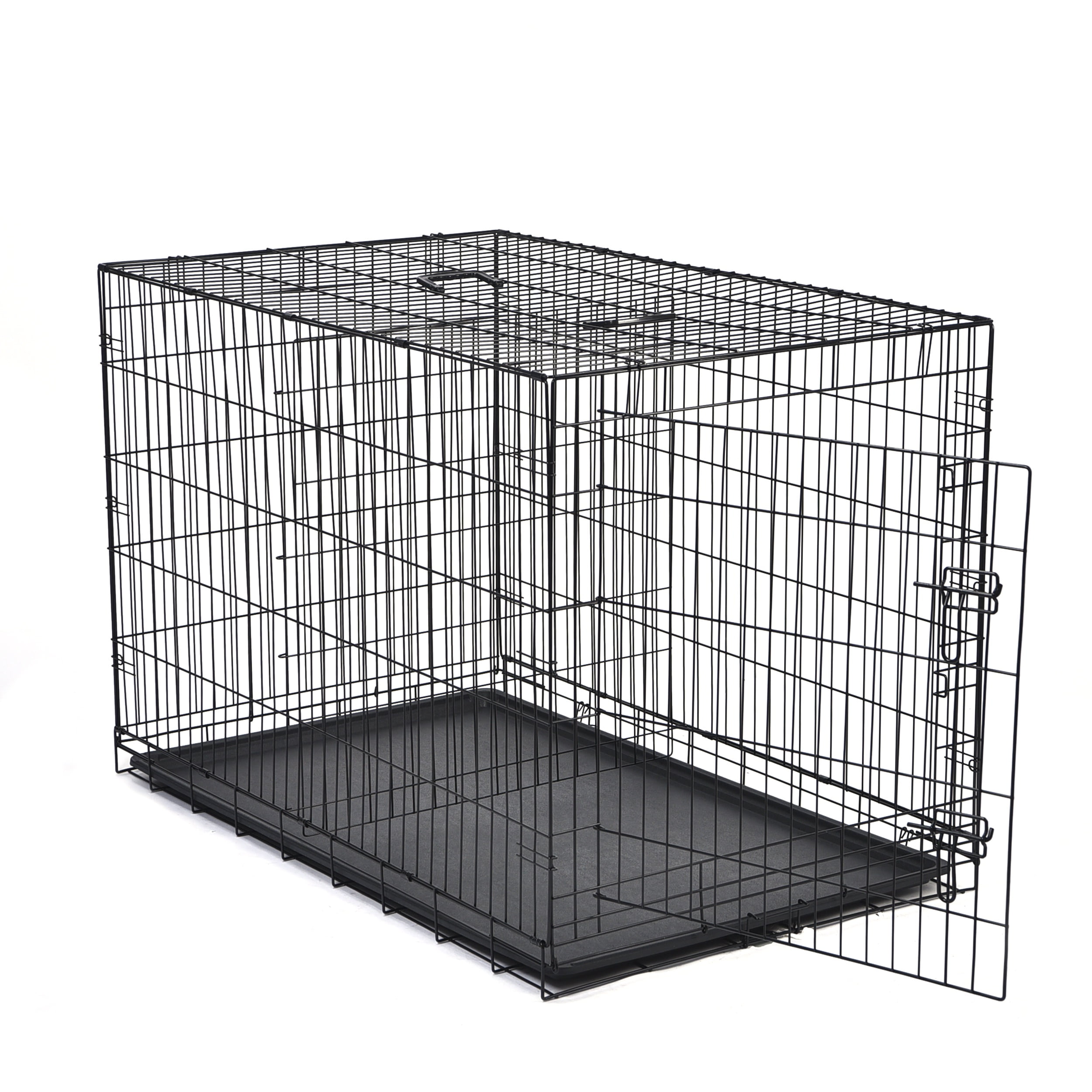 Max & Marlow Single-Door Dog Crate, Foldable Metal Wire Kennel ...