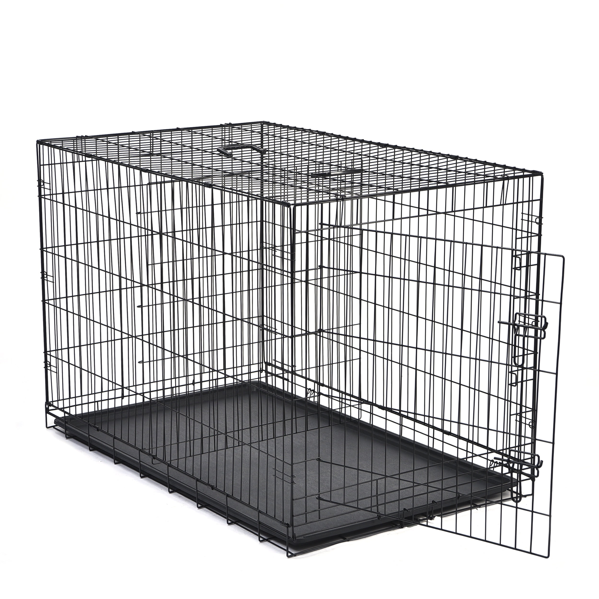 Max & Marlow Single-Door Dog Crate, Foldable Metal Wire Kennel ...