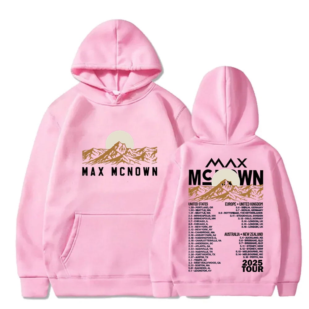 Max McNown 2025 Tour Dates Hoodies Night Diving Album Merch Unisex ...