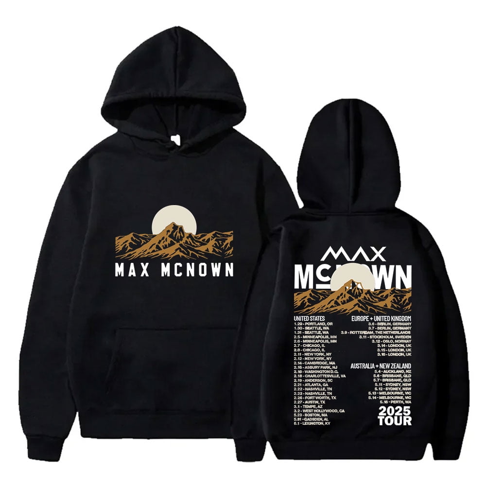 Max McNown 2025 Tour Dates Hoodies Night Diving Album Merch Unisex ...