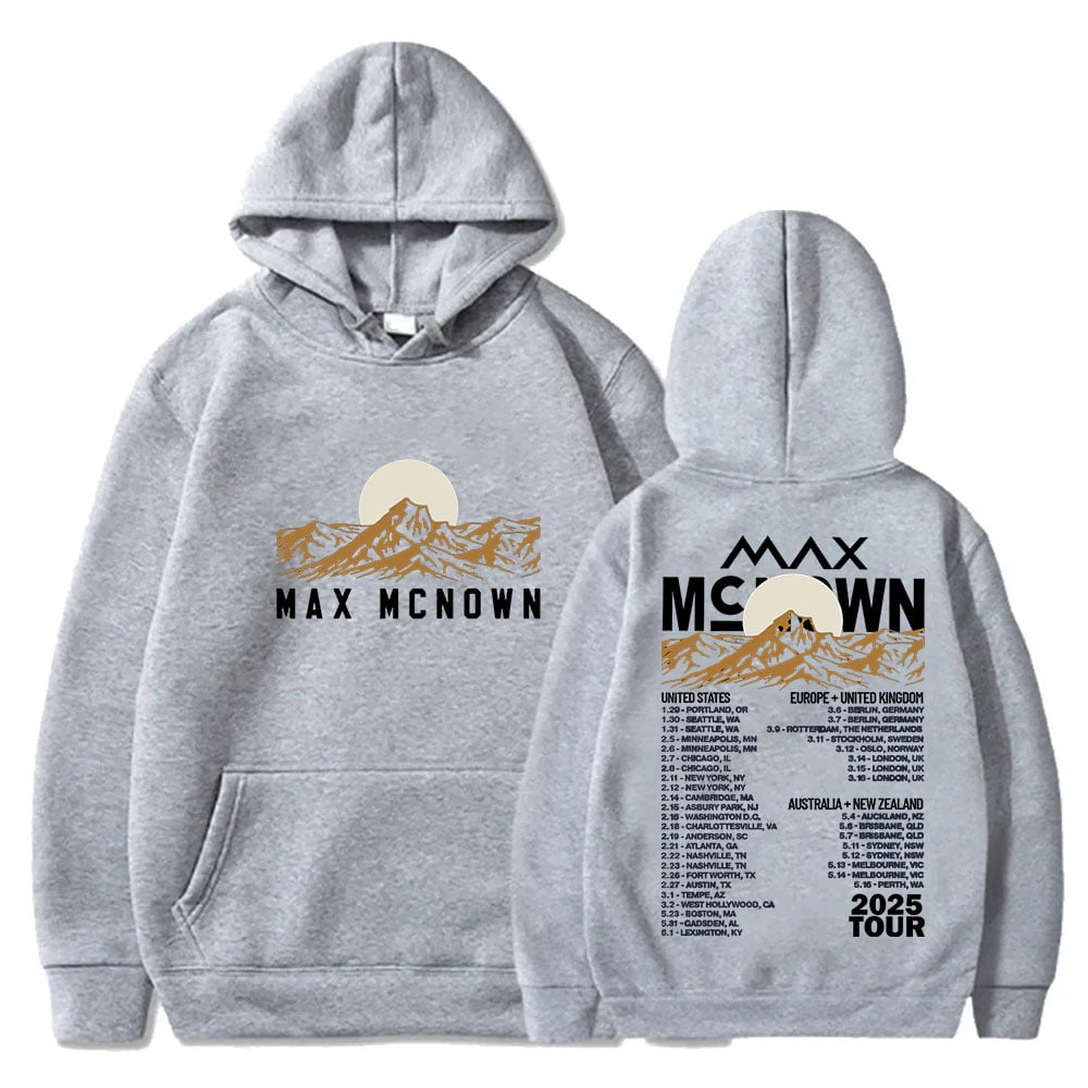 Max McNown 2025 Tour Dates Hoodies Night Diving Album Merch Unisex ...