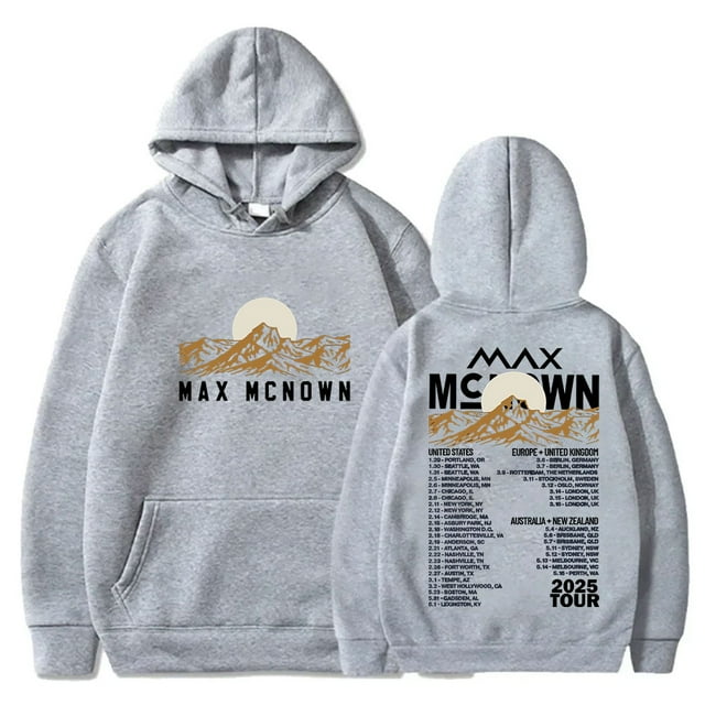 Max McNown 2025 Tour Dates Hoodies Night Diving Album Merch Unisex ...