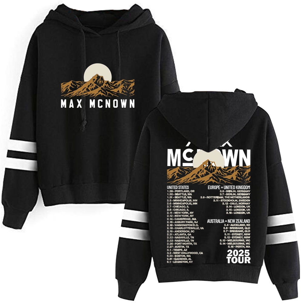 Max McNown 2025 Tour Dates Merch Pocketless Parallel Bars Sleeve ...