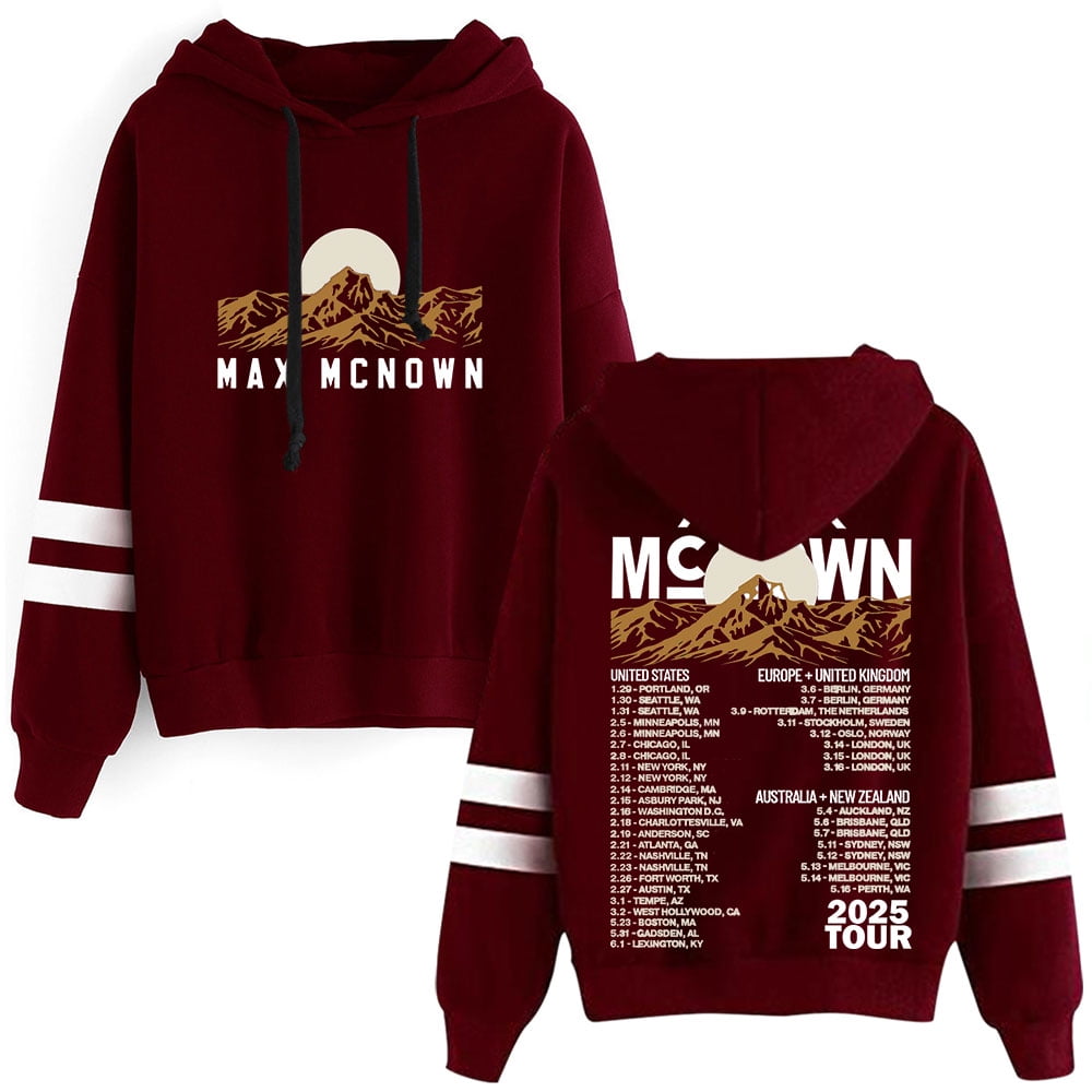 Max McNown 2025 Tour Dates Merch Pocketless Parallel Bars Sleeve ...