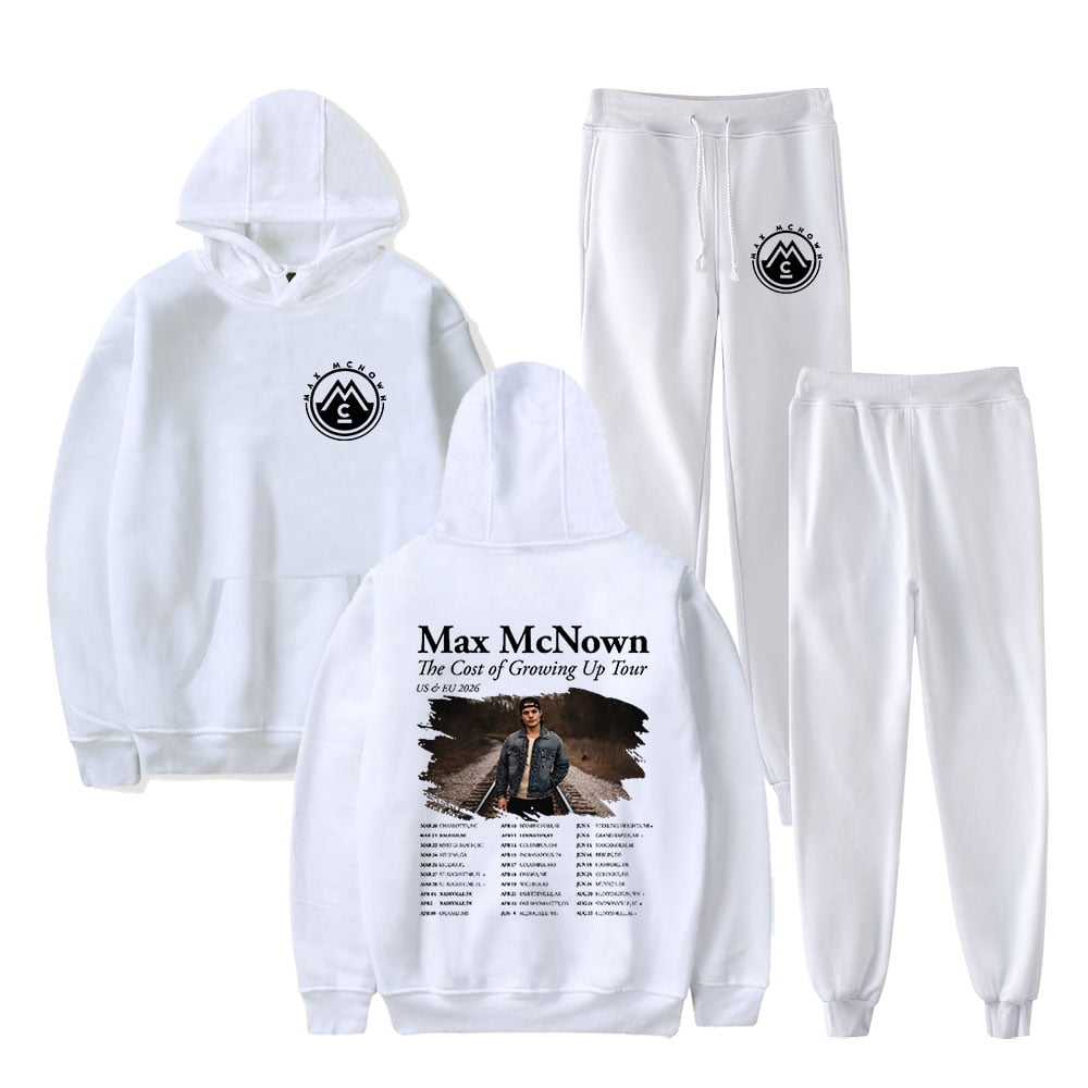 Max McNown The Cost of Growing Up Tour 2026 Hoodie Suit 2 Pieces Sets ...