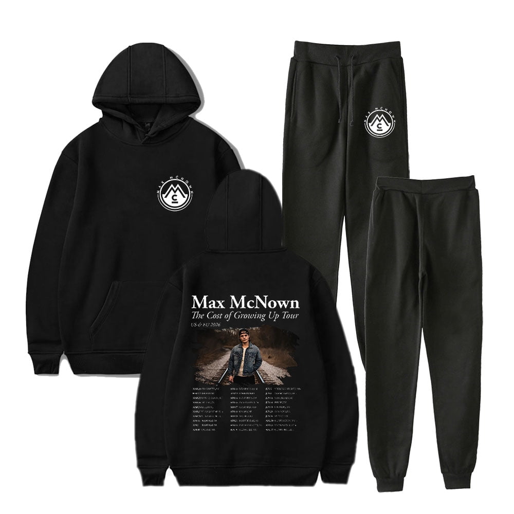 Max McNown The Cost of Growing Up Tour 2026 Hoodie Suit 2 Pieces Sets ...