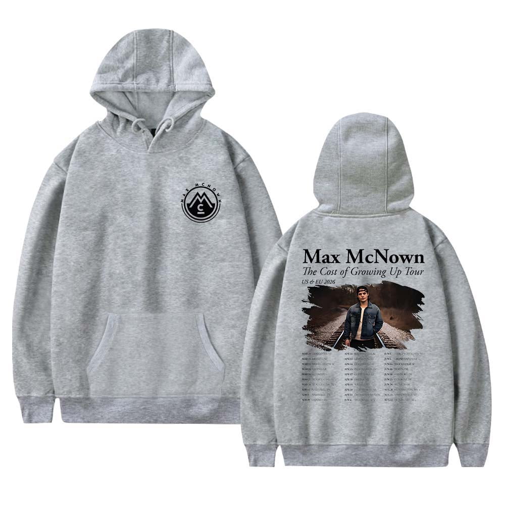 Max McNown The Cost of Growing Up Tour 2026 Hoodies Women Men Casual ...