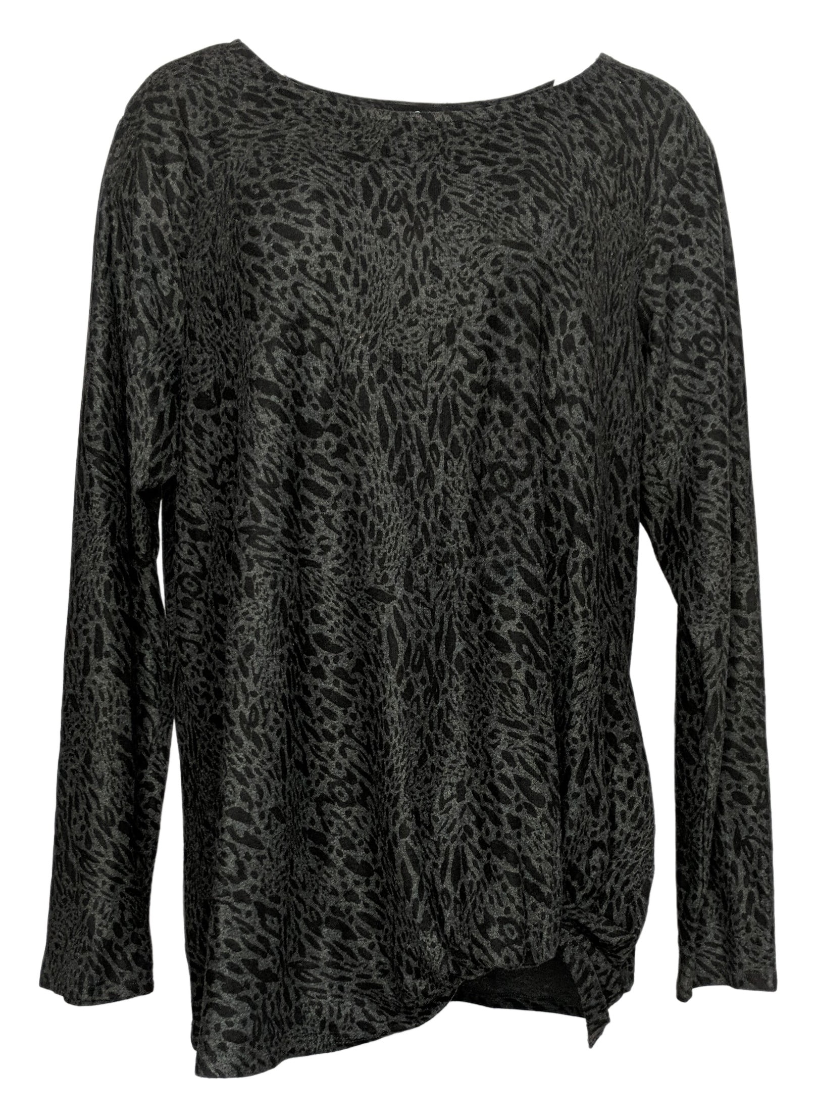 Max & Mia Womens Cozy Twist Front Tunic Top;XX-Large - Walmart.com