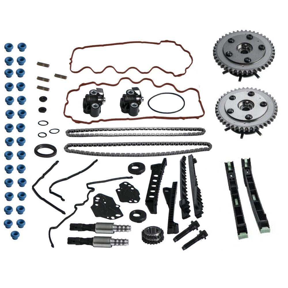 Max Motosports Timing Chain Kit and Cam Phasers&VVT Valves For 5.4L ...