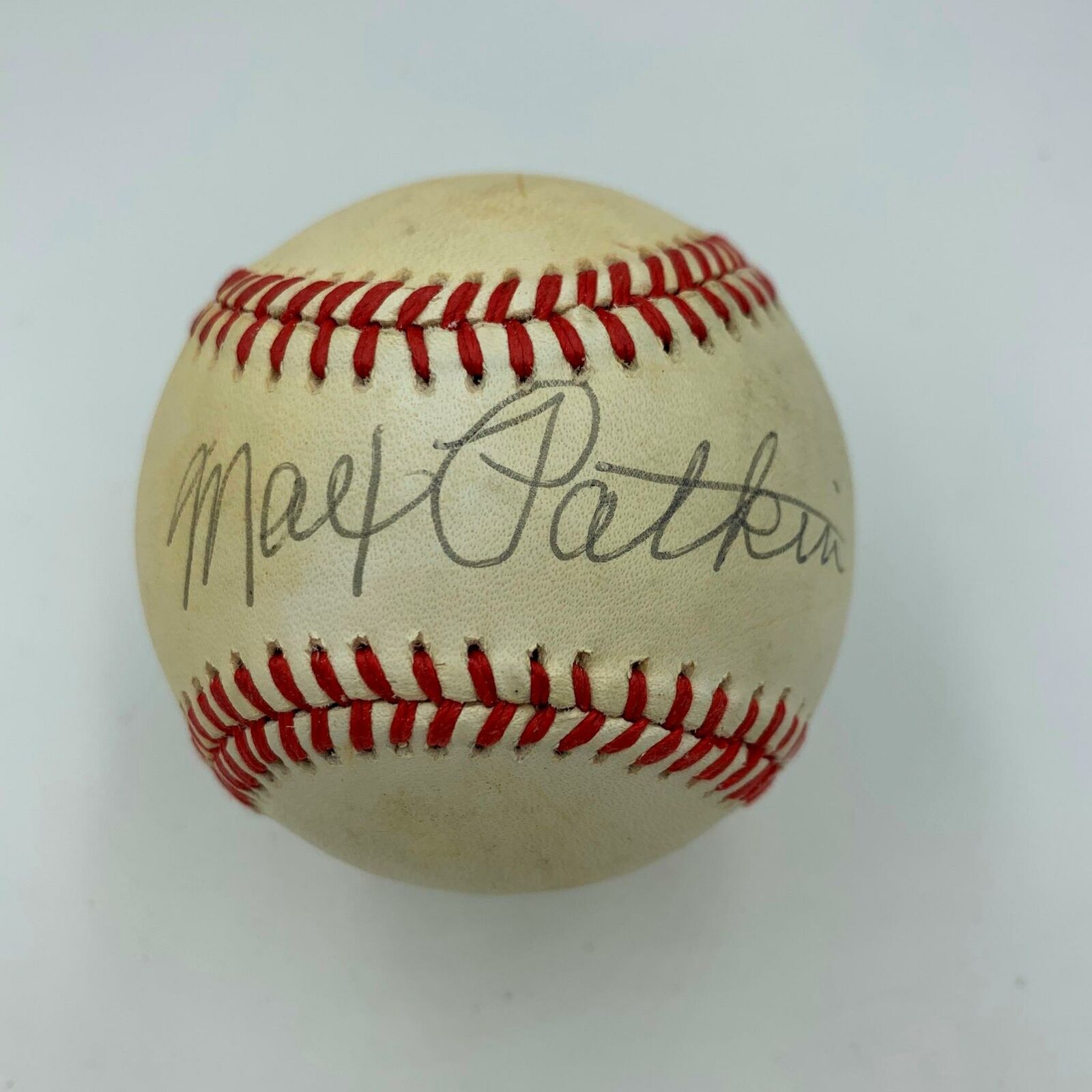 Max Patkin Signed Official American League Baseball With JSA Sticker ...