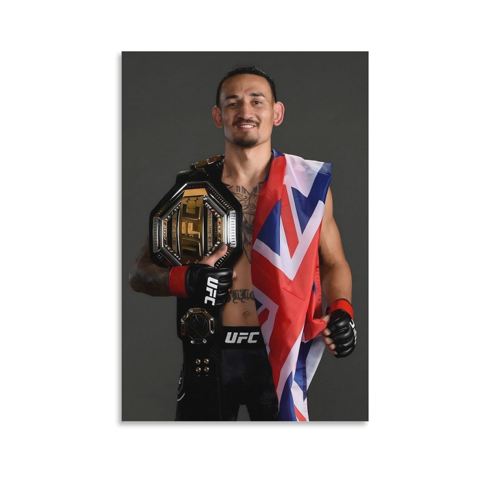 Max Poster Holloway Boxing Professional Boxer Poster (13) Canvas Art ...