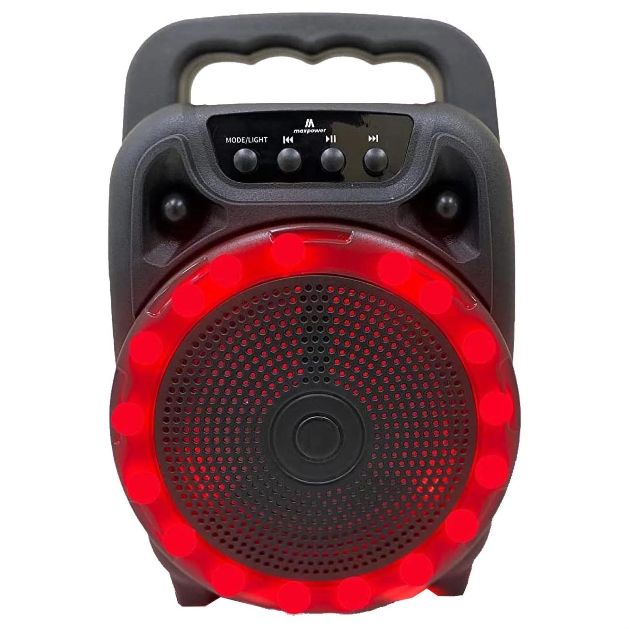 Max Power Bluetooth Portable Speaker with LED Lighting, Black, MPD661L ...
