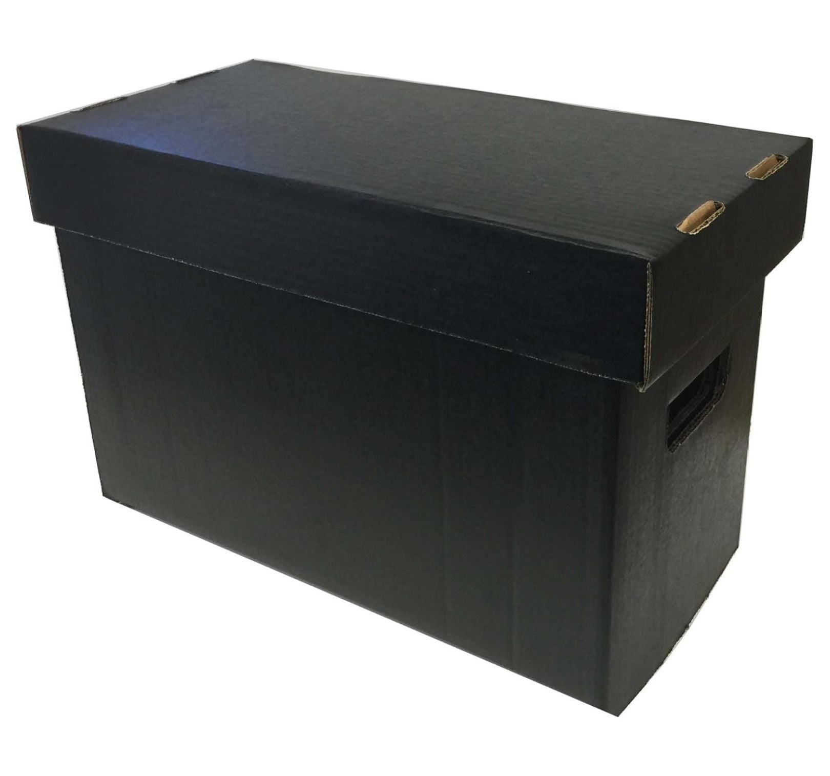 Max Pro Comic Storage Box SHORT - Holds 150-175 Comics - Black ...