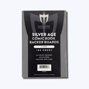 BCW Silver Comic Book Backing Boards, 100 Pack for Art and Bag Storage ...