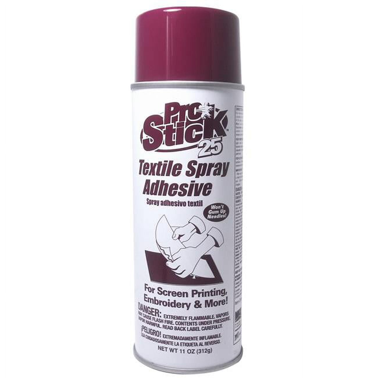 Max Professional 5047 Pro Stick 25 Textile Spray Adhesive 11 Oz - Pack ...