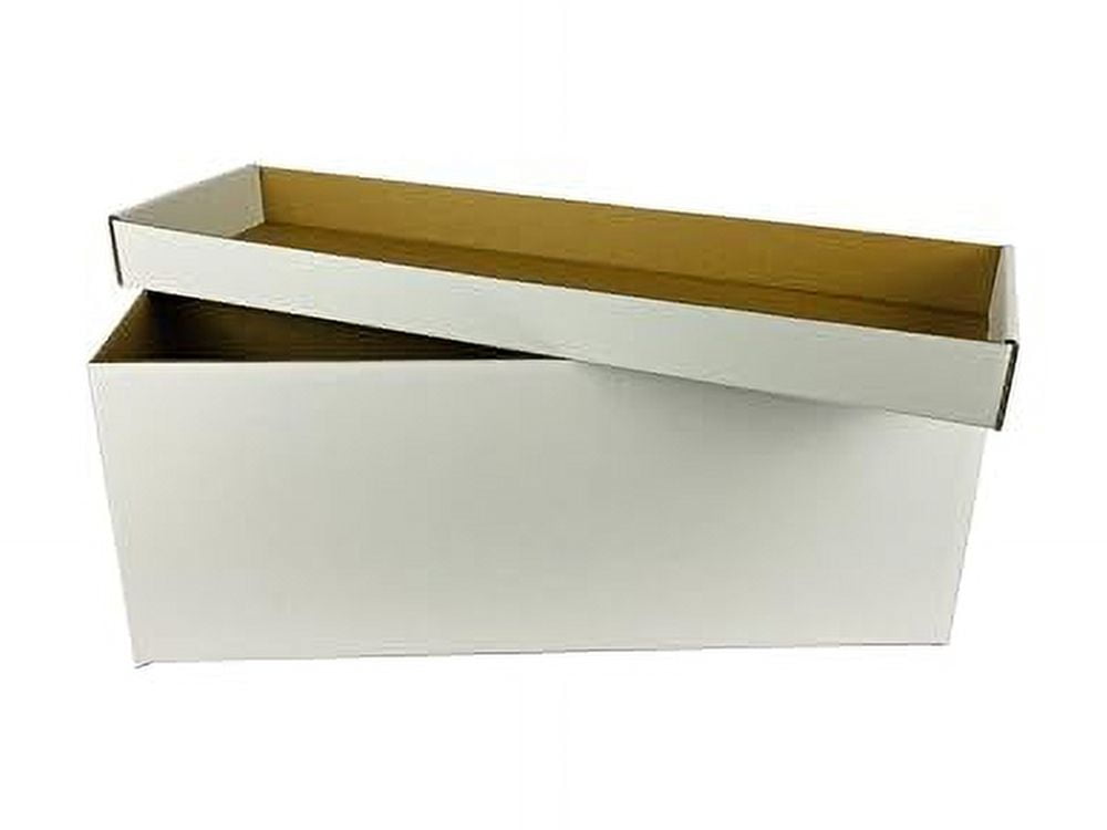 Max Protection 10ct Long Comic Book Storage Box - Sturdy White ...