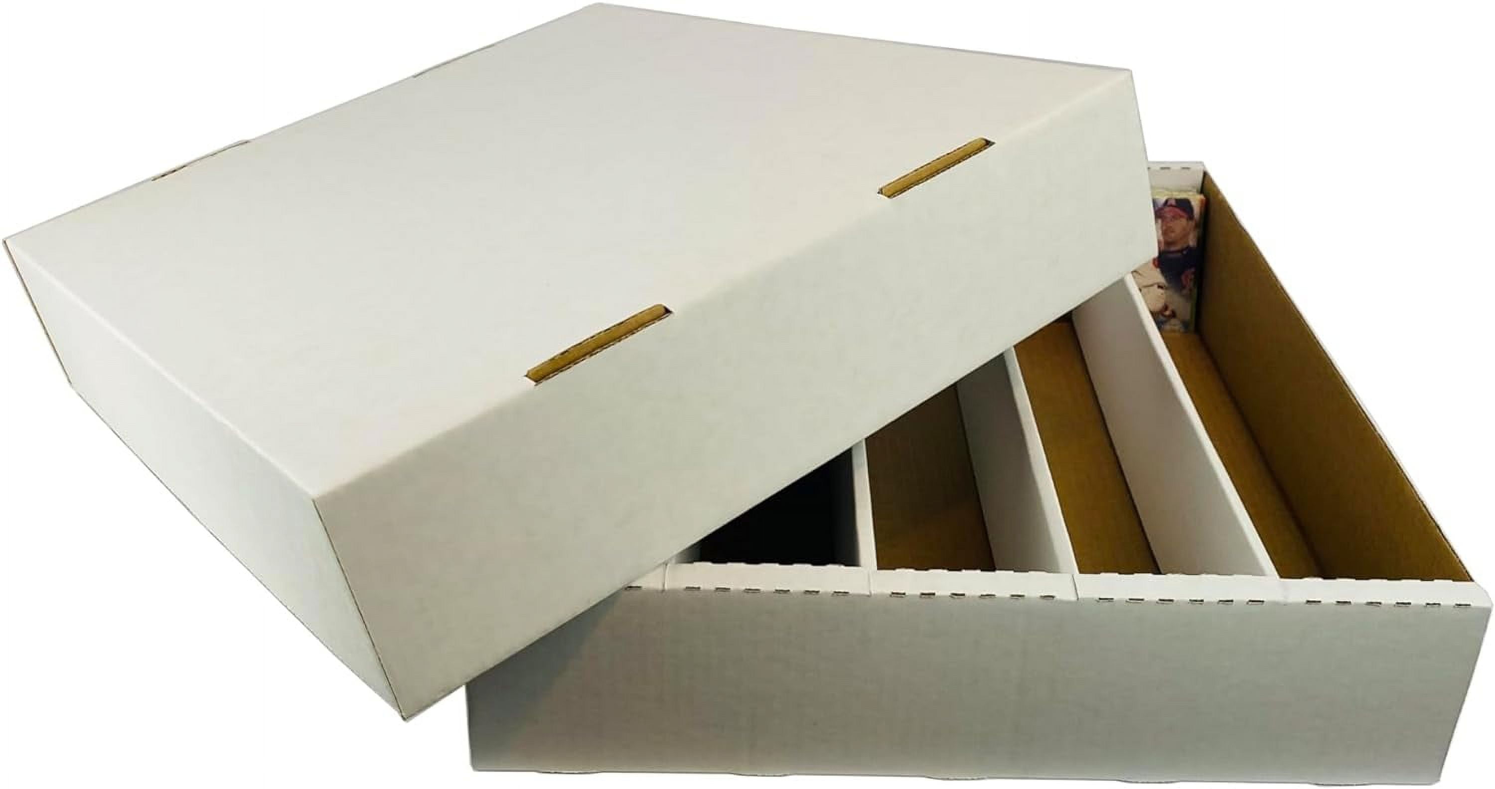 Max Protection (8 5 Row Trading Card Storage Box - Durable Cardboard ...