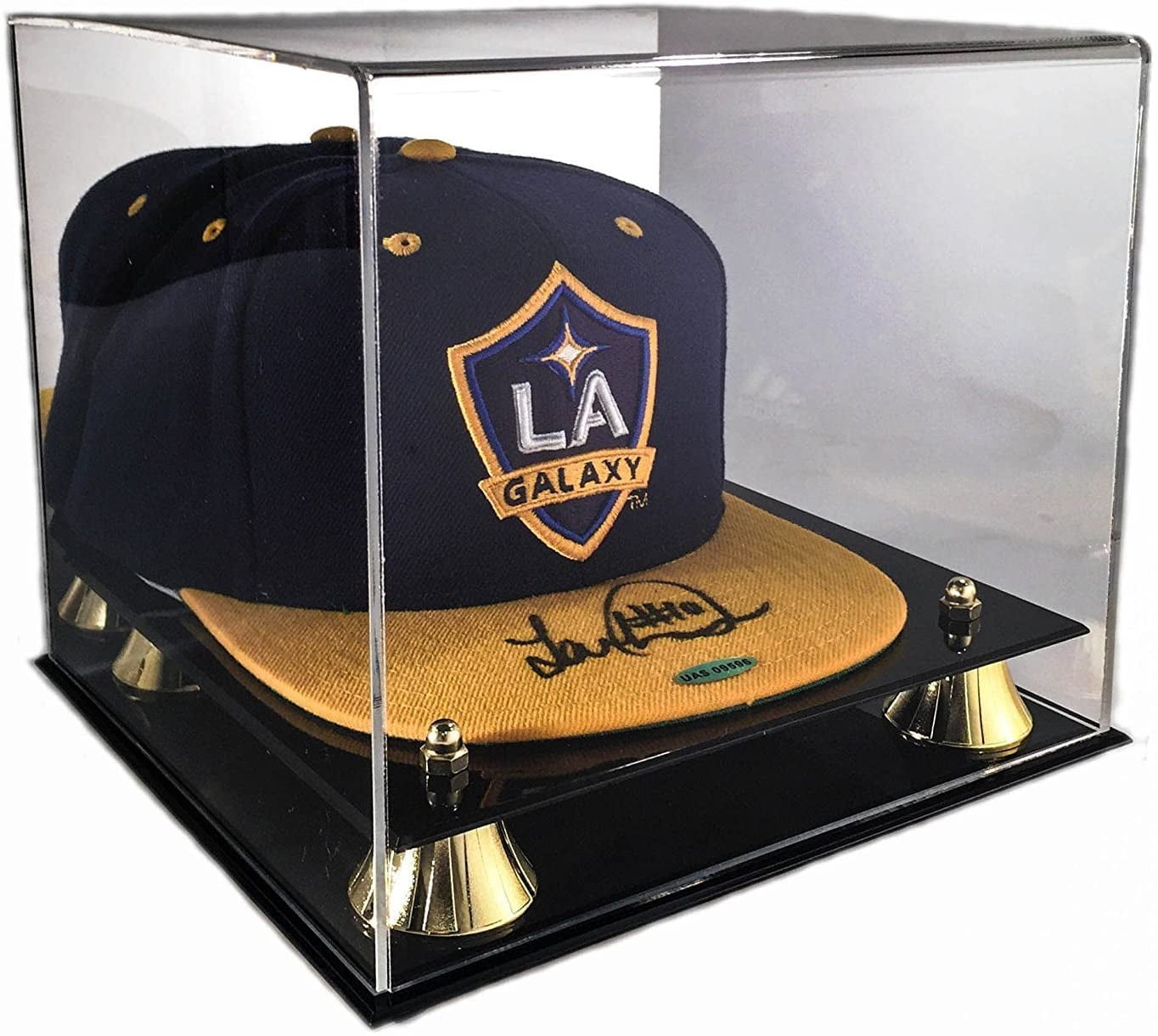 Max Protection Baseball Hat Display Case - Acrylic Box with Mirrored ...