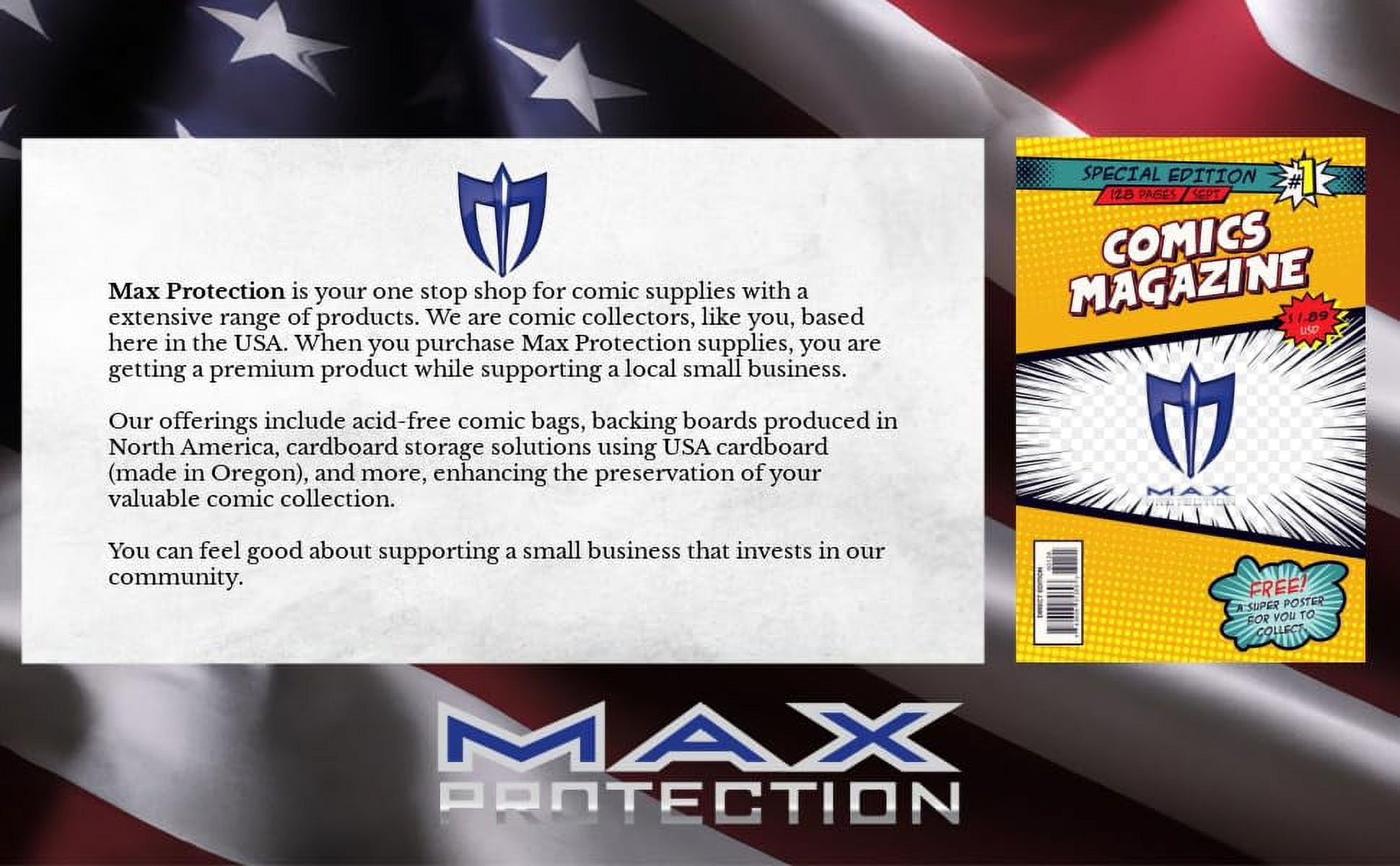 Max Protection Short Comic Book Storage Boxes - Holds 150-175 Comic ...