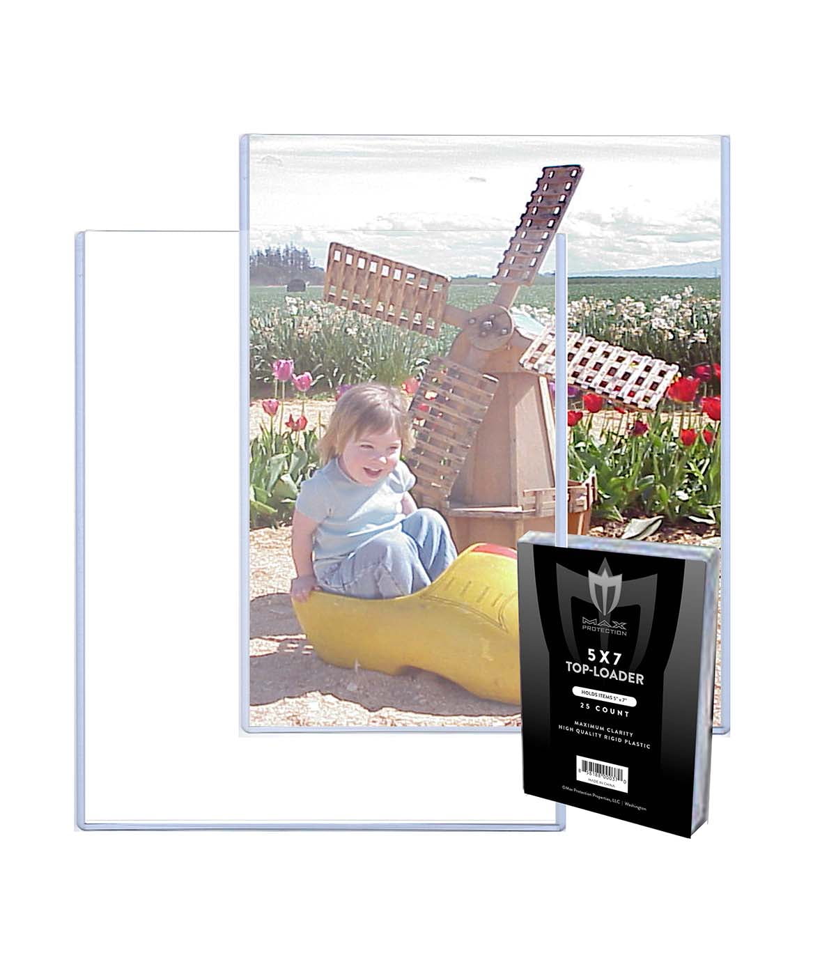 Max Protection Toploaders 5 by 7 Sheet Protectors, White, 25 Count ...