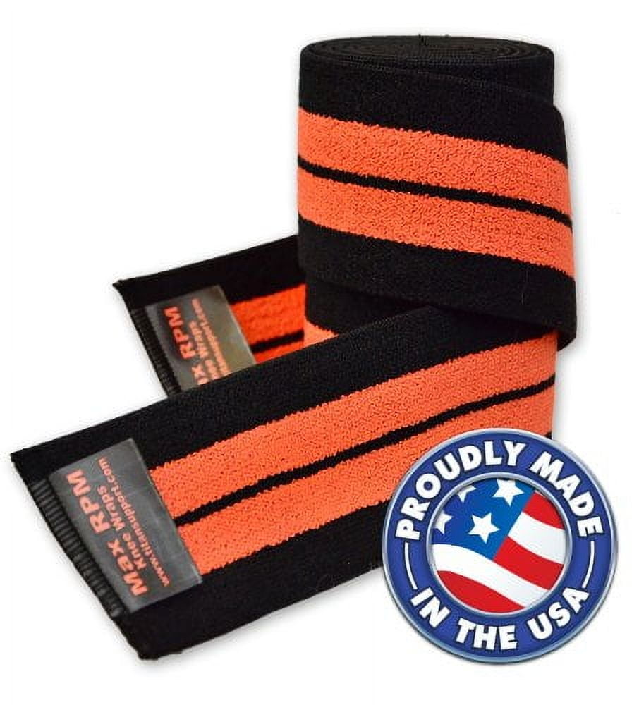 Max RPM Powerlifting Knee Wraps - 2 Meter Pair (2.5 Meter) - Walmart.com