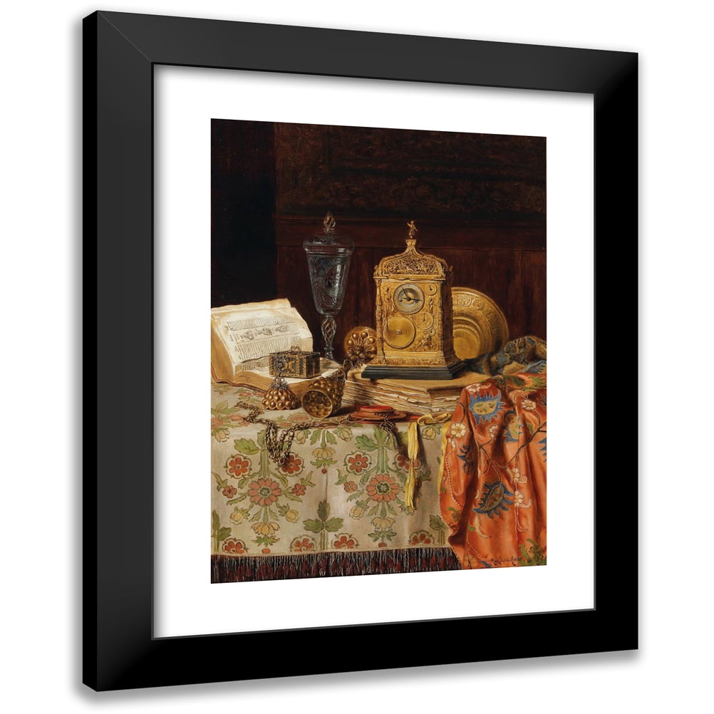 Max Schödl 14x18 Black Modern Framed Museum Art Print Titled - Still ...