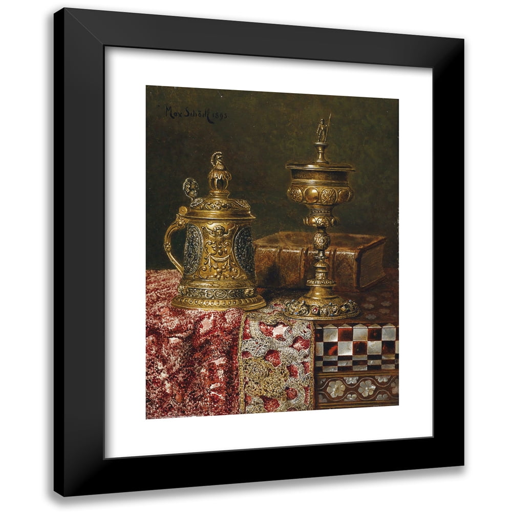 Max Schödl 14x18 Black Modern Framed Museum Art Print Titled - Still ...