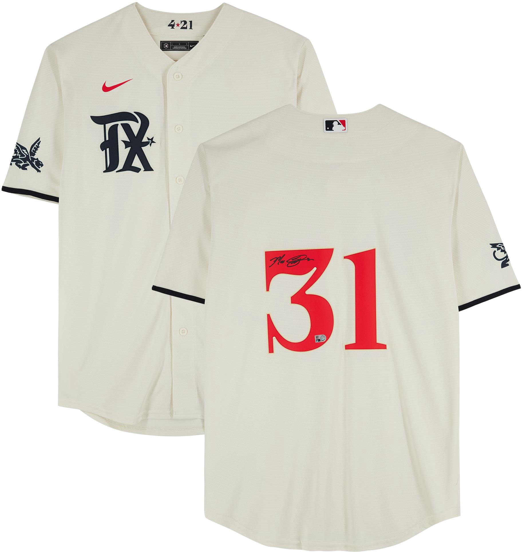 Max Scherzer Texas Rangers Autographed City Connect Replica Jersey ...